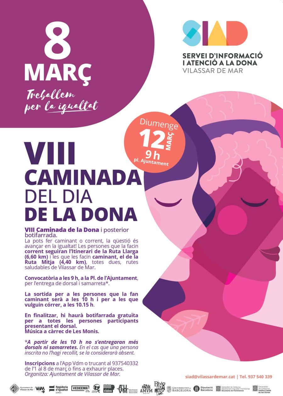 VIII Caminada del Dia de la Dona (Acte 8M Dia Internacional de les Dones) | Ajuntament de ...